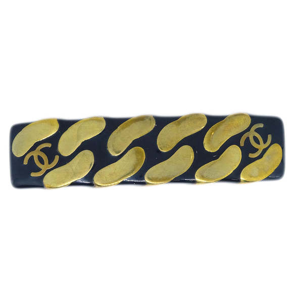 CHANEL | Accessories | Chanel Hair Clip Hairpin Barrette Black 97a ...